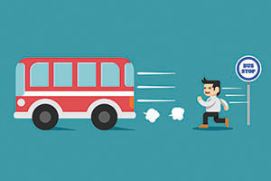 Sorry to say, but you missed the bus on that. - 캐치잇잉글리시